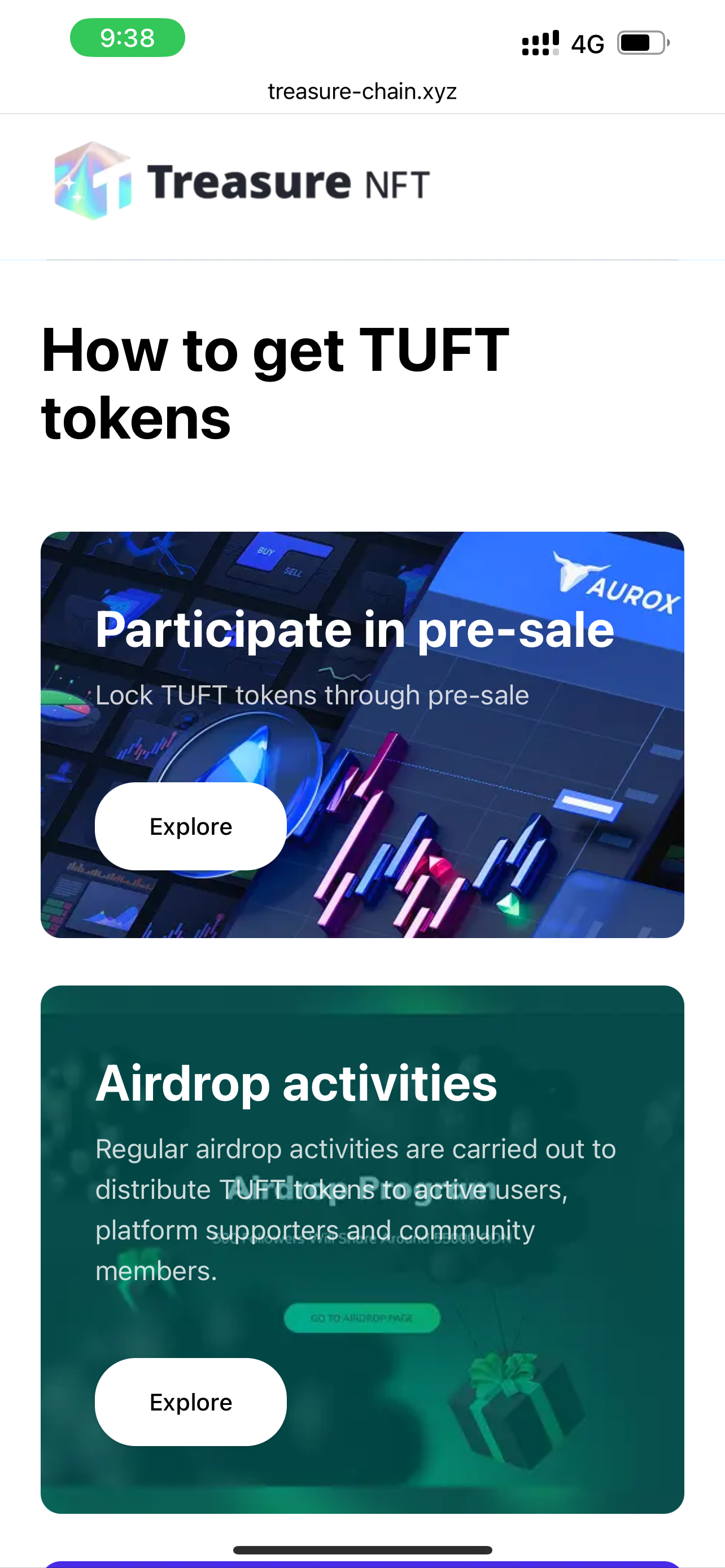 Treasure NFT: A New Era With TUFT Token And Stock Market Listing - Showbiz Secret